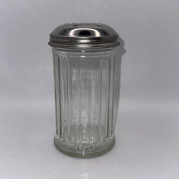 Kitchen | Vintage Ribbed Glass Parmesan Cheese Spice Shaker Jar With ...